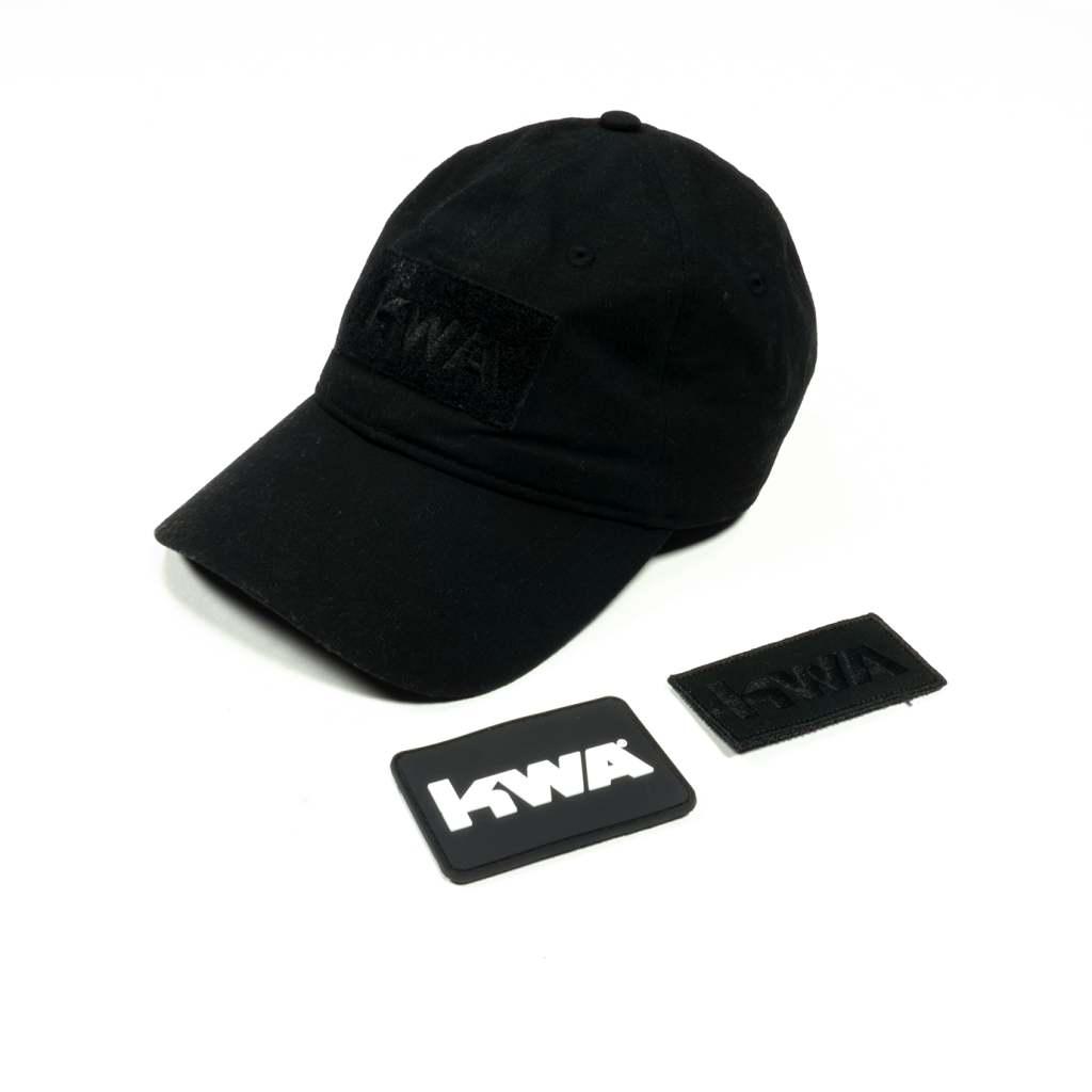 KWA Tactical Cap with Adjustable Strap & KWA Logo Patches - KWA Airsoft